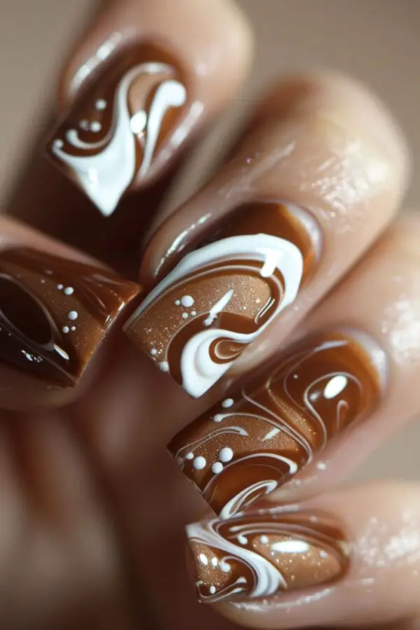 The Best Coffee-Inspired Nail Art Ideas - The Nails Nation