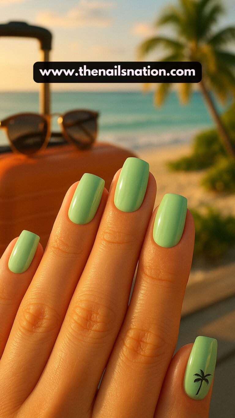 21 Tropical Nail Designs for Your Summer Vacation - The Nails Nation