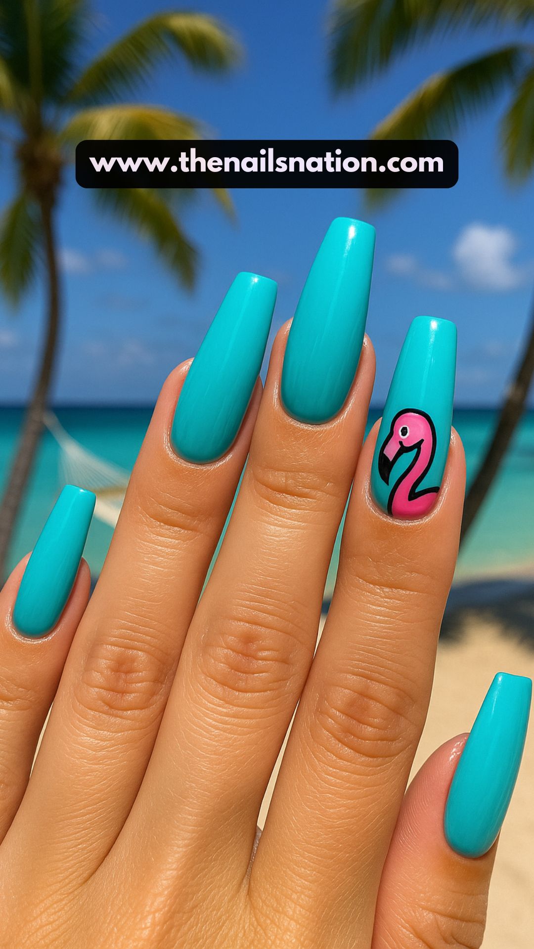 21 Tropical Nail Designs for Your Summer Vacation - The Nails Nation