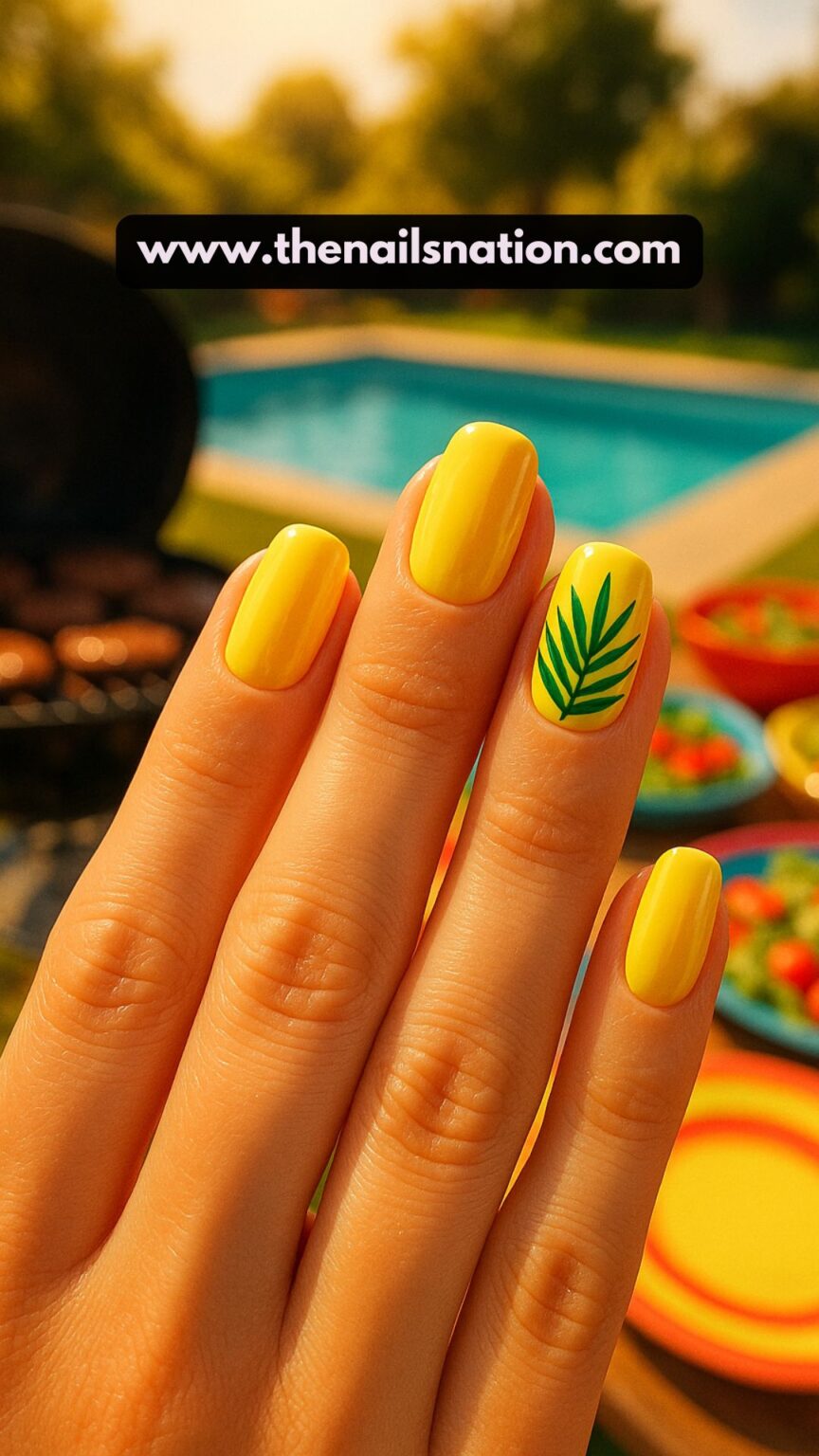 21 Tropical Nail Designs for Your Summer Vacation - The Nails Nation